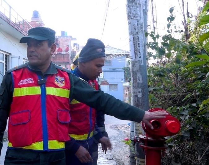 KMC Starts Installing Fire Safety Dry Riser System - NepalverifiedNews